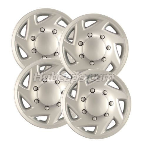 16 inch Painted Silver REPLICA hubcaps, No logo, #7030AMS-SET – Hubcaps.org